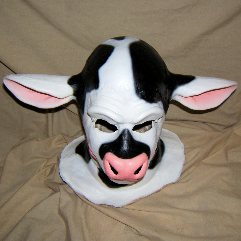 Cow Latex Mask