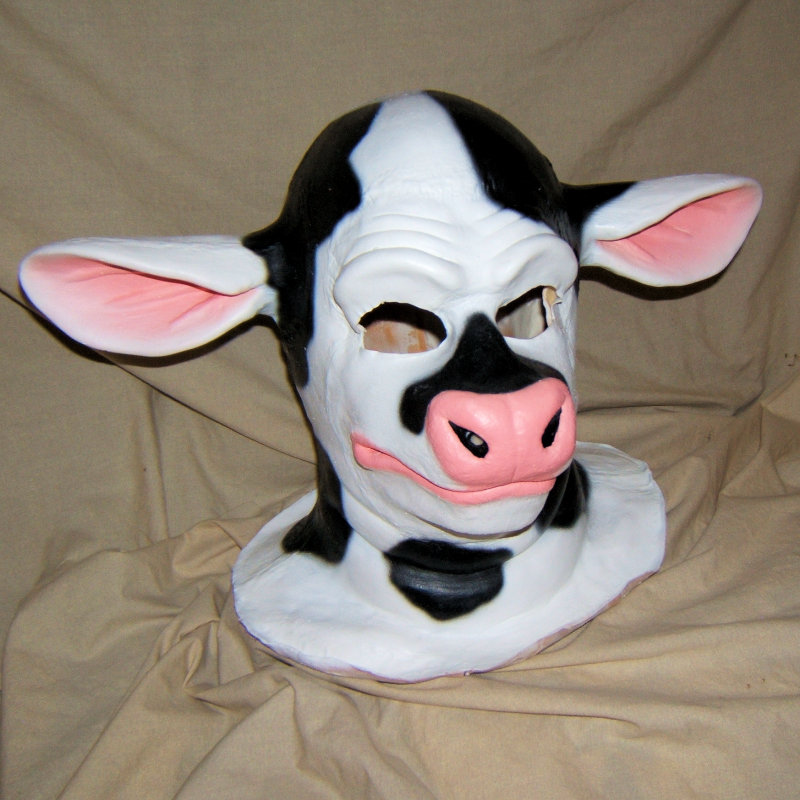 Cow Latex Mask