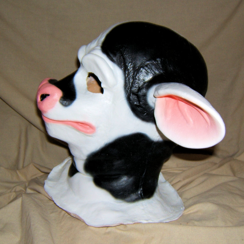 Cow Latex Mask