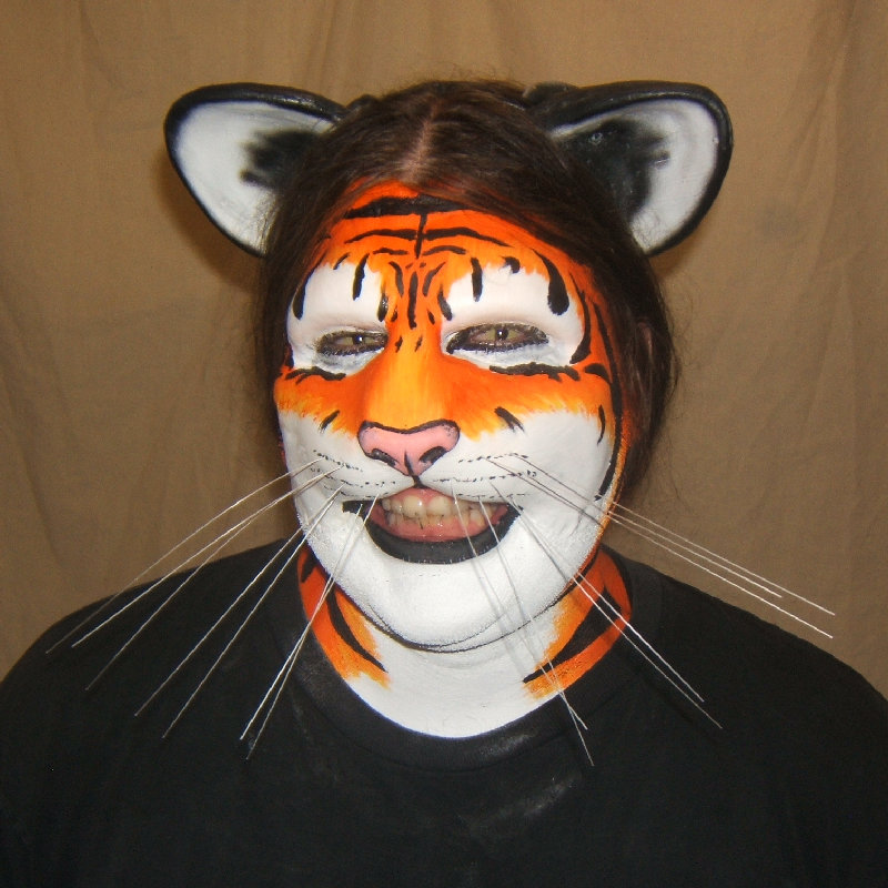 Cat Face - latex prosthetic for special effects makeup