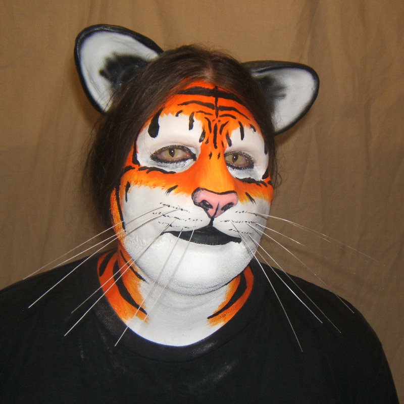Cat Face - latex prosthetic for special effects makeup